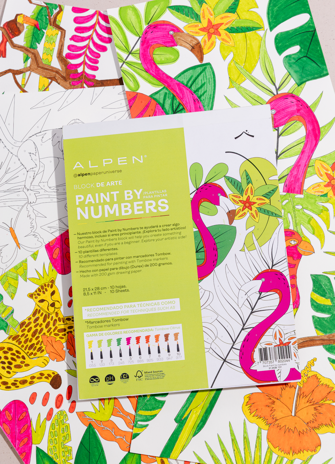Block Paint by Numbers – Alpen Paper Universe