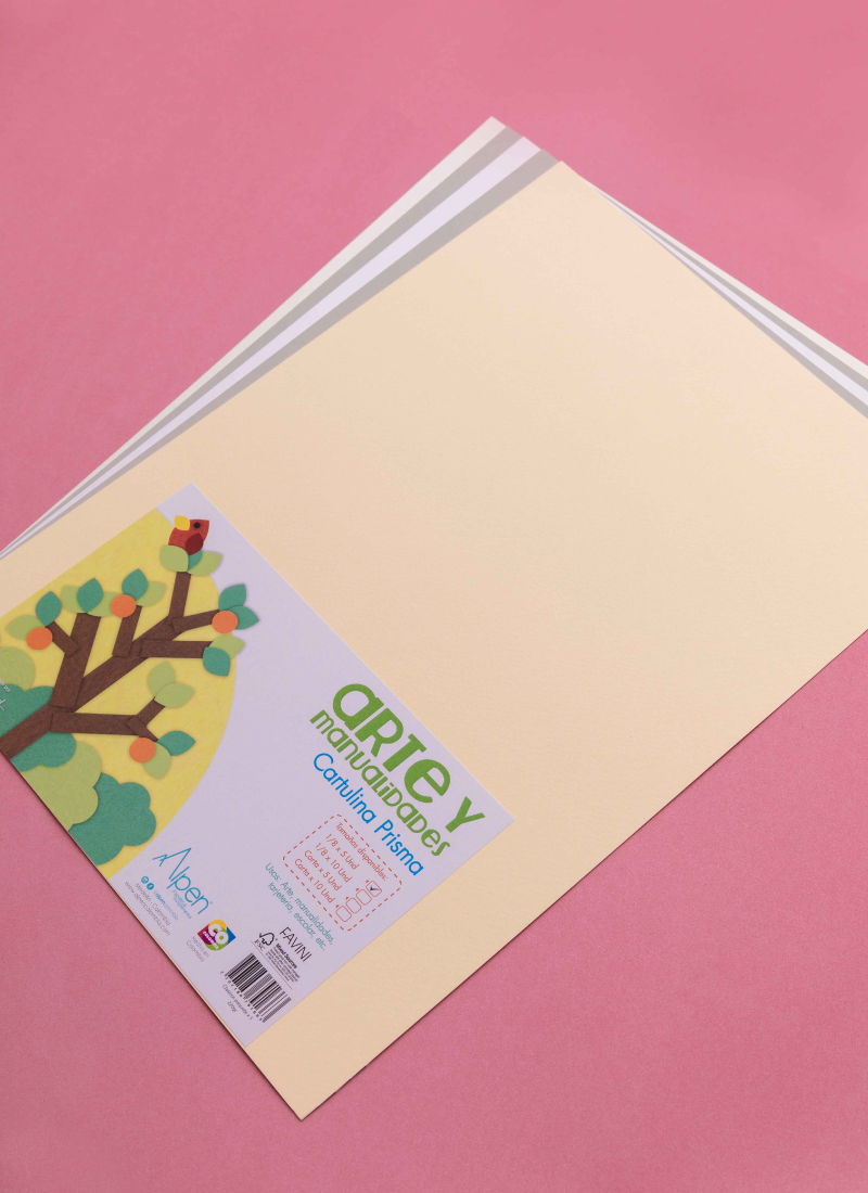 Paquete Papel Prisma clasicos 1/8 – Alpen Paper Universe